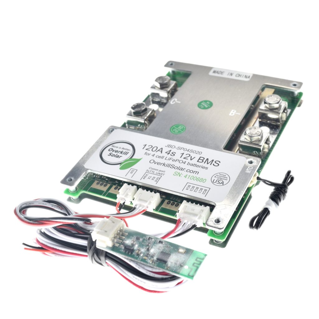 4s BMS 120a LifePo4 with M6 Threaded Terminals – Overkill Solar