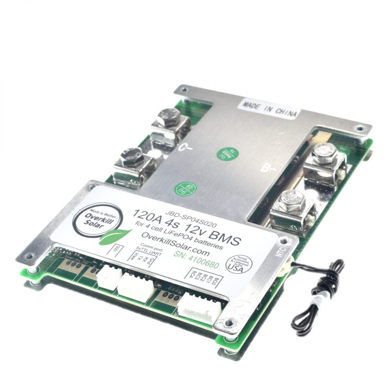 4s BMS 120a LifePo4 with M6 Threaded Terminals – Overkill Solar