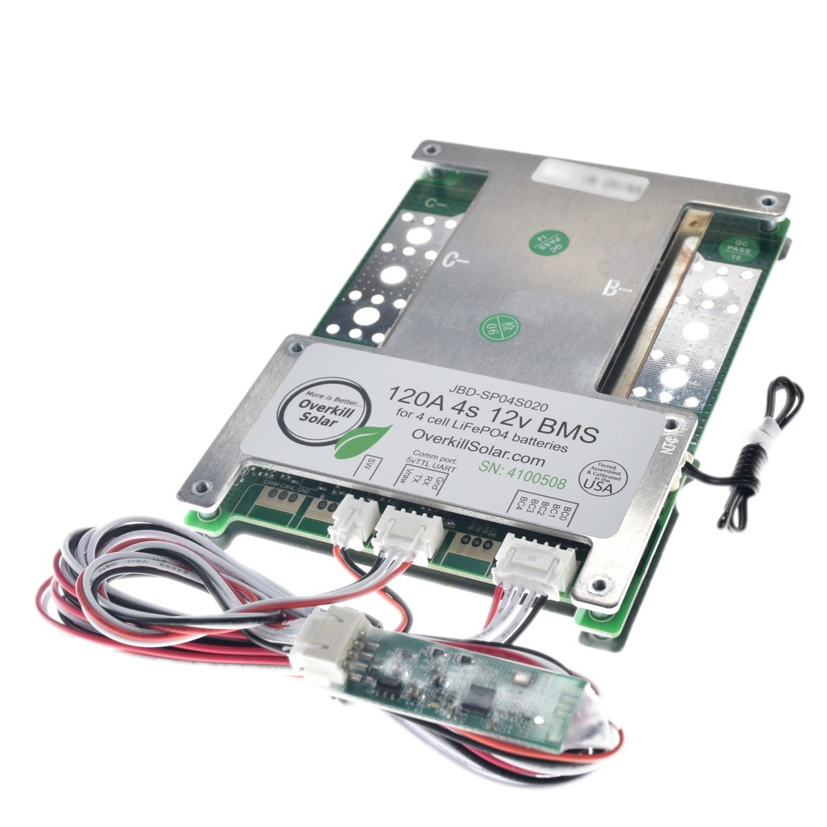 4s BMS 120a LifePo4 without Wires – Overkill Solar