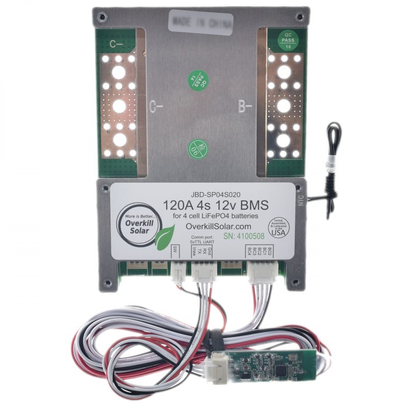 4s BMS 120a LifePo4 without Wires – Overkill Solar