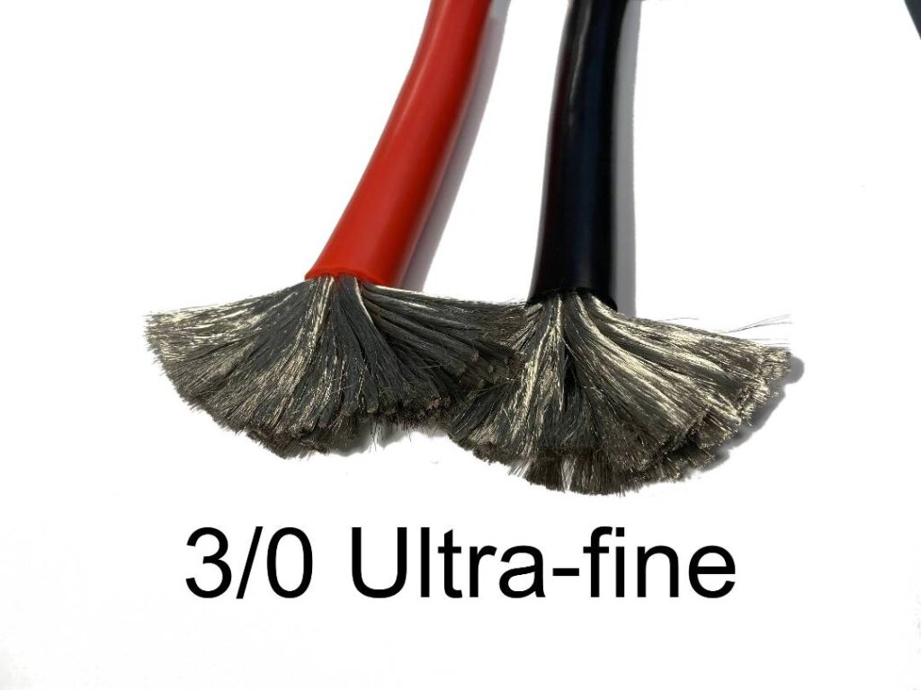 3/0ga silicone wire with custom crimped ends – Overkill Solar